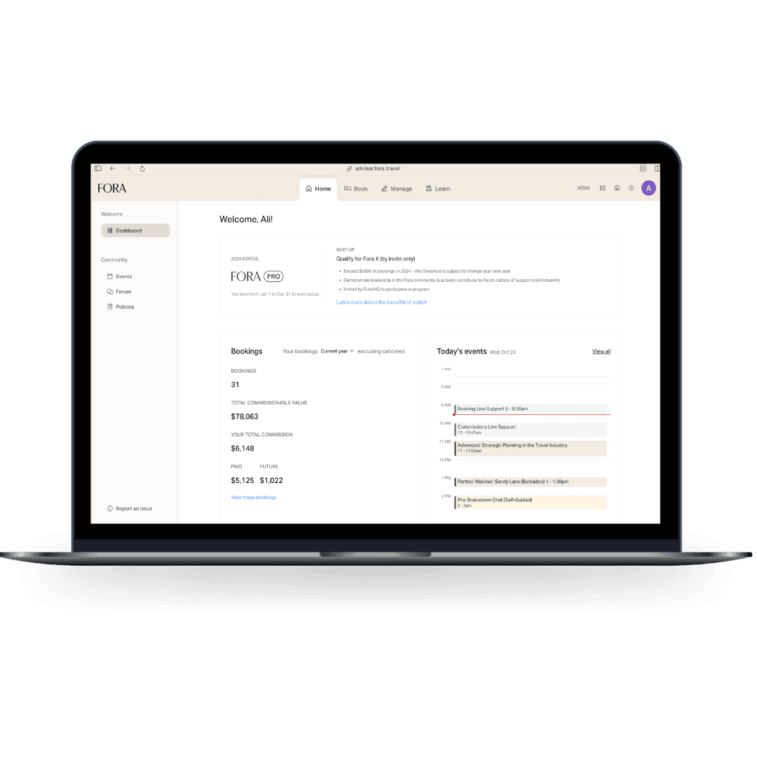 Conviértete en asesor de viajes | Únete a nosotros en Fora Travel.