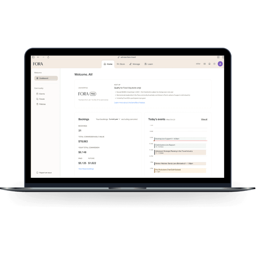 Conviértete en asesor de viajes | Únete a nosotros en Fora Travel.